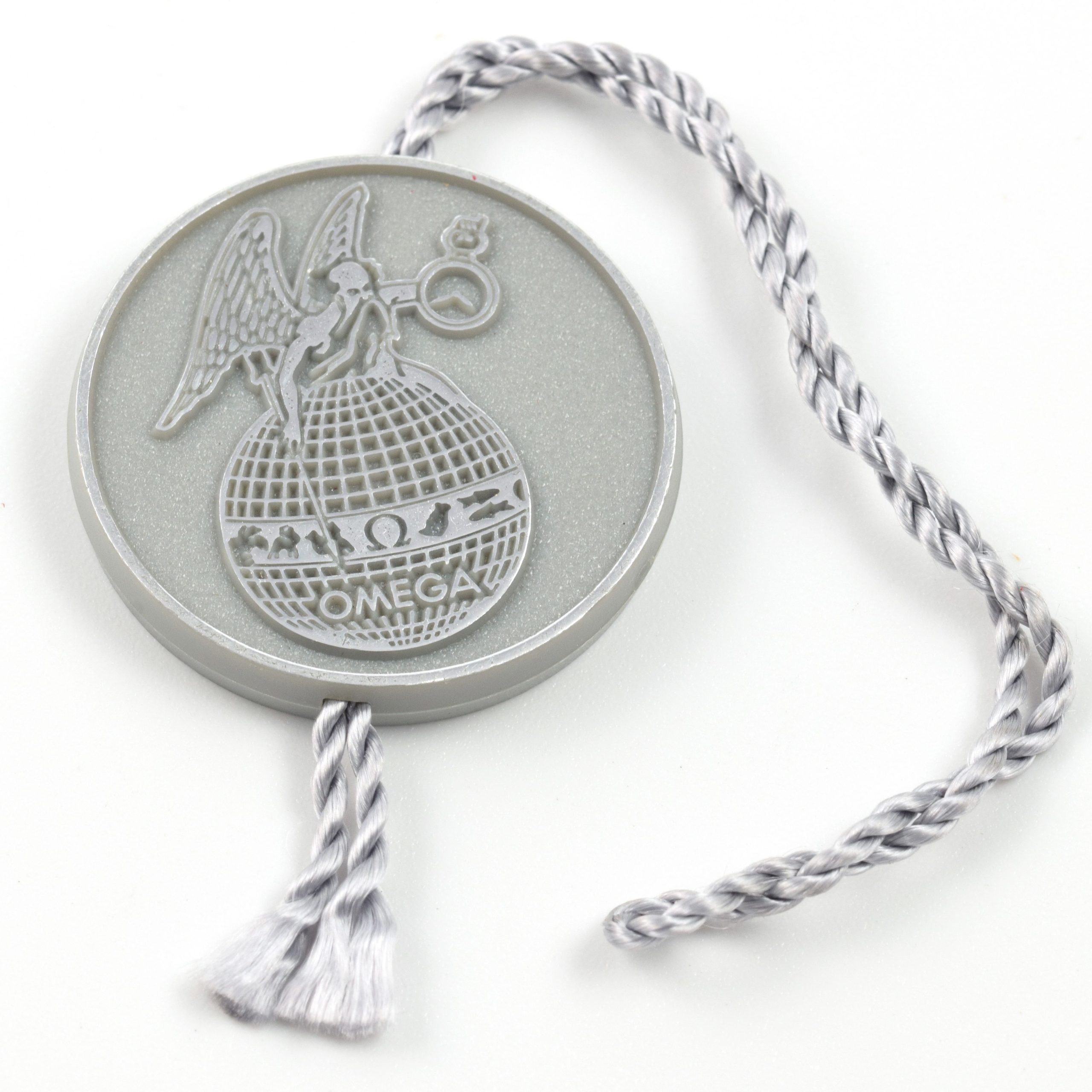 Omega Co-Axial Warranty Watch Swing Hang Tag with String - The Watch Link