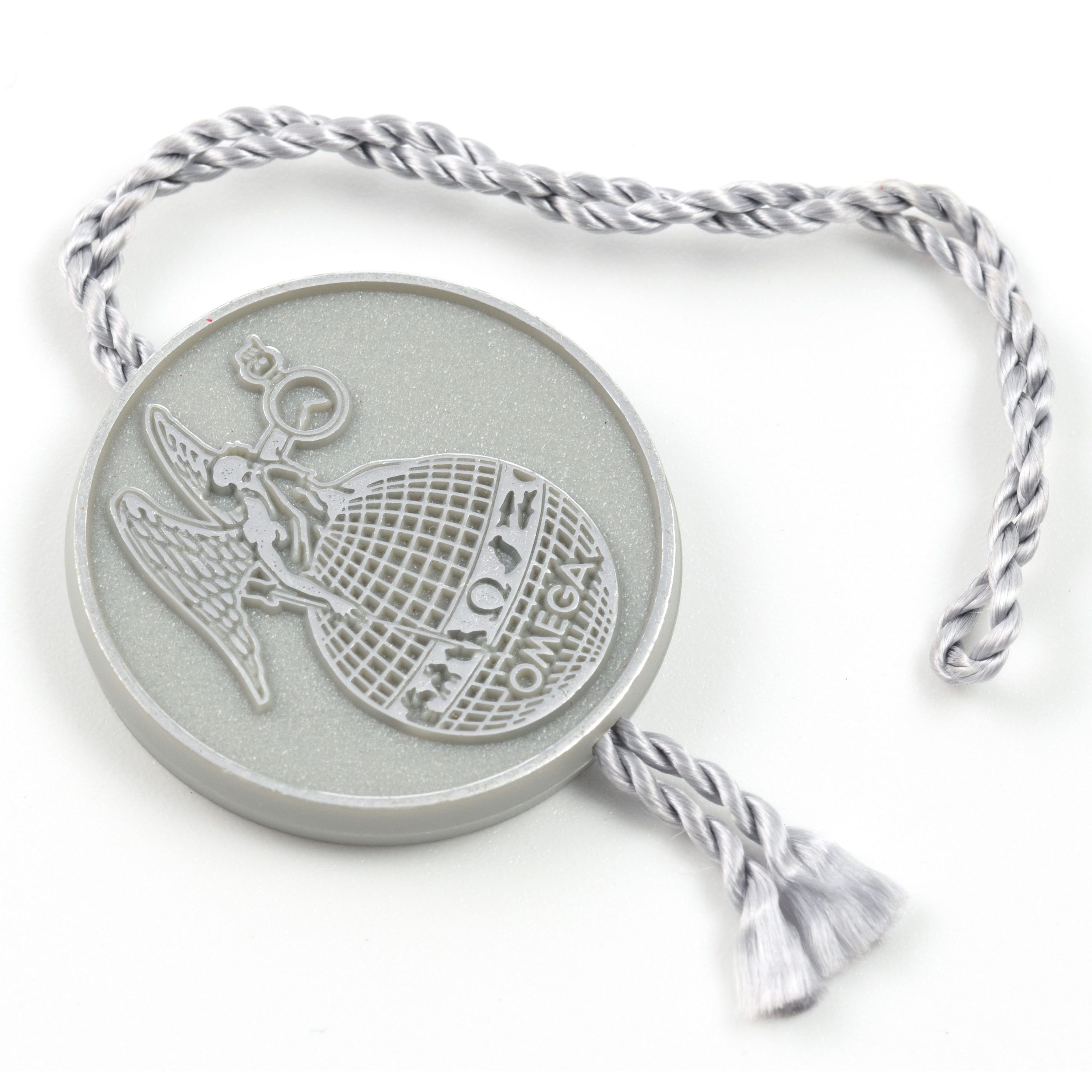 Omega Co-Axial Warranty Watch Swing Hang Tag with String - The Watch Link